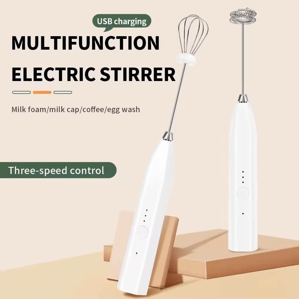 USB Hand Held Rechargeable Electric Stirrer - Alkaline World