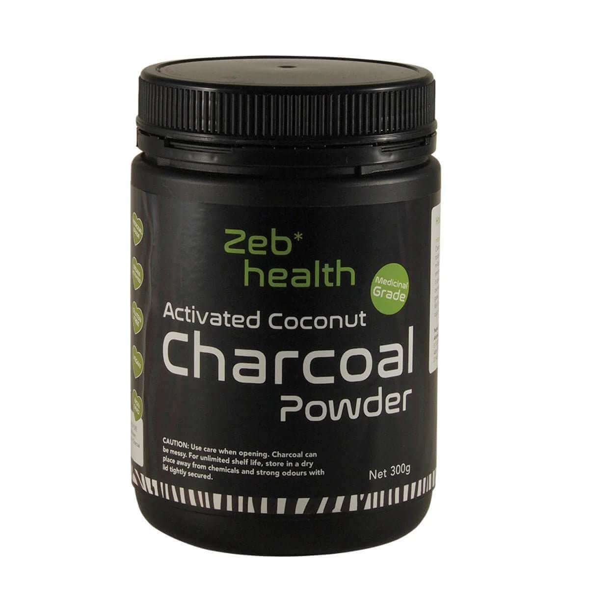 Zeb Health Activated Coconut Charcoal Powder 300g - Alkaline World